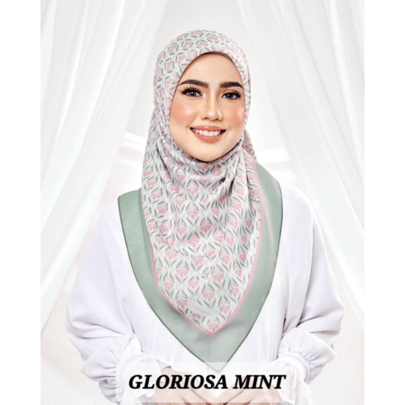 🔥MALIKA🔥TUDUNG RUFFLE WHITE LABEL RAYA BAWAL COTTON PRINTED BIDANG 45 ...