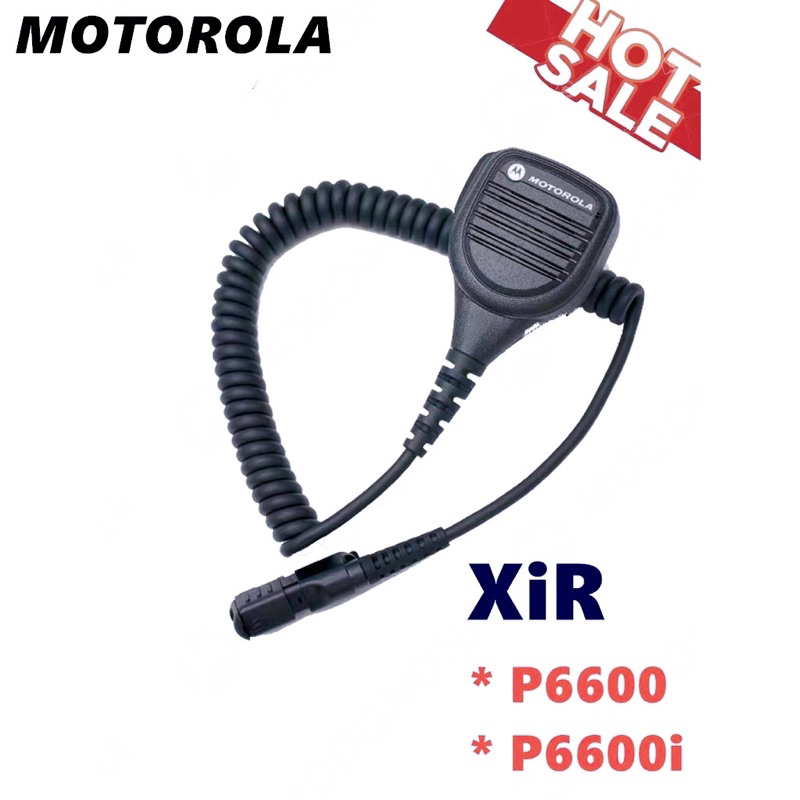 Speaker mic microfono ptt per motorola walkie talkie XiR P6600 p6600i ...