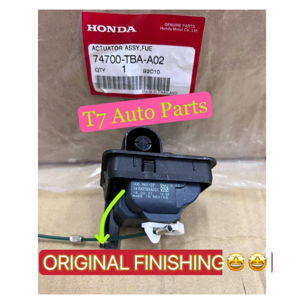ORIGINAL HONDA CIVIC 2016-2021 FC TEA TBA FUEL LID ACTUATOR ASSY FUEL ...