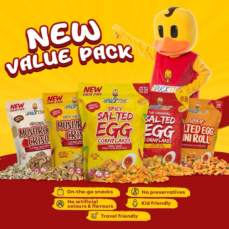 VALUE PACK ADUCKTIVE SALTED EGG PRODUCT | Shopee Malaysia