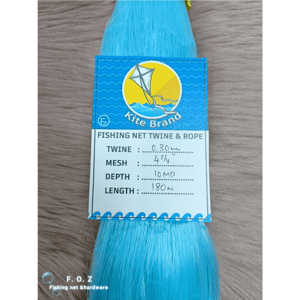 Jaring Pukat Ketam 0.30mm x 4-3/4" & 5" (127mm) x 10MD Pukat Tangsi ...