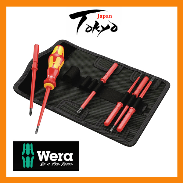 Wera 003470 Kraftform Kompakt VDE 7 Universal 1 05003470001 Screwdriver Set 1000V Insulated 60i ...