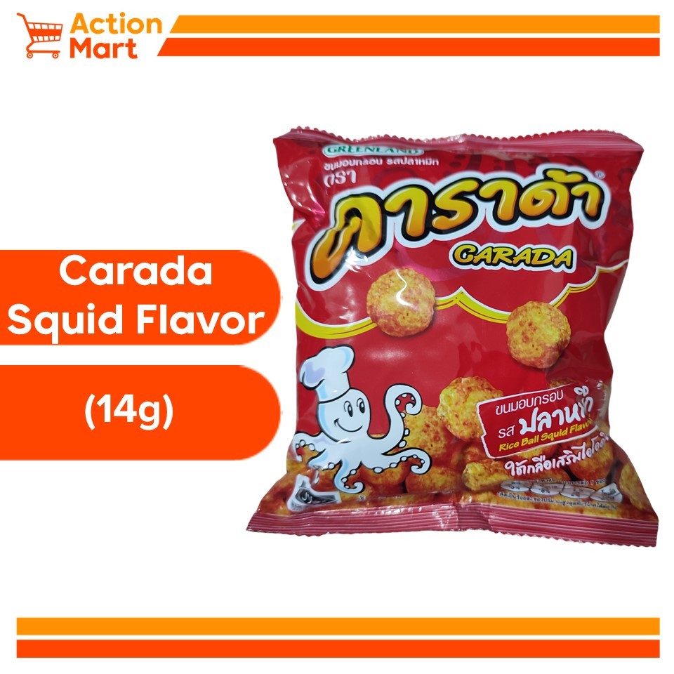 Thailand Carada Squid Flavor (14g)(HALAL) Expired Date : 27 October ...