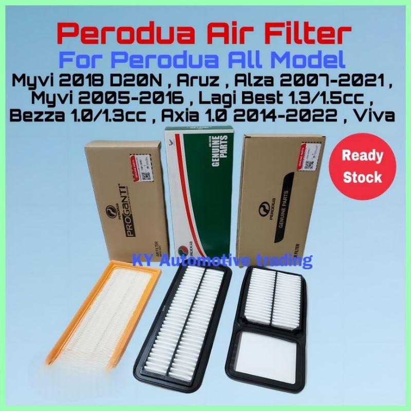 Perodua Engine Air Filter For Bezza Myvi Axia Alza 17801-20R01 63R02 ...