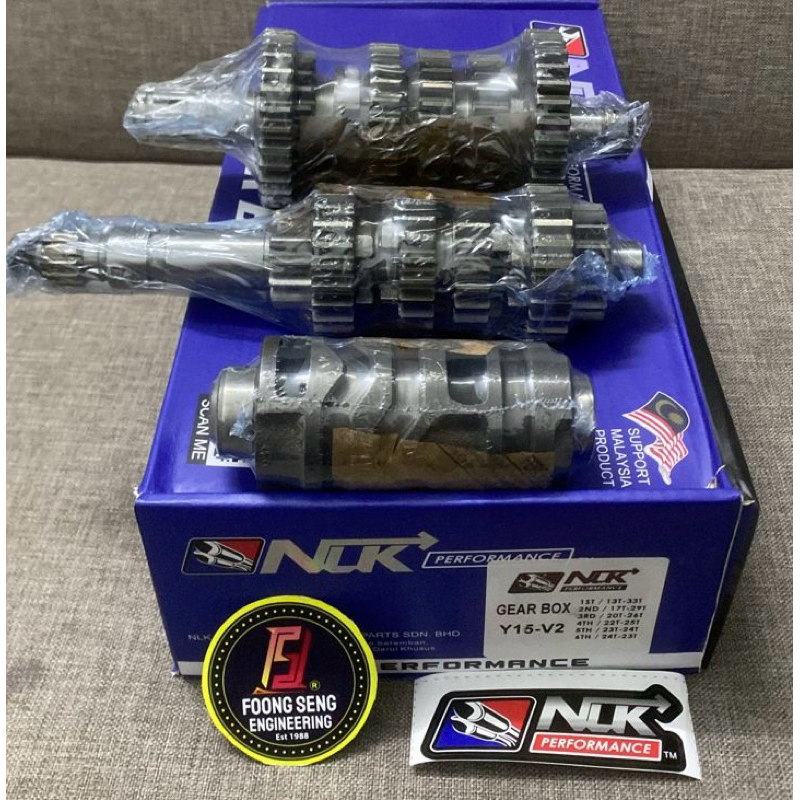 NLK Y15 / Y15ZR V1 V2 LC 5S RACING GEAR BOX 6 SPEED FULL SET READY ...