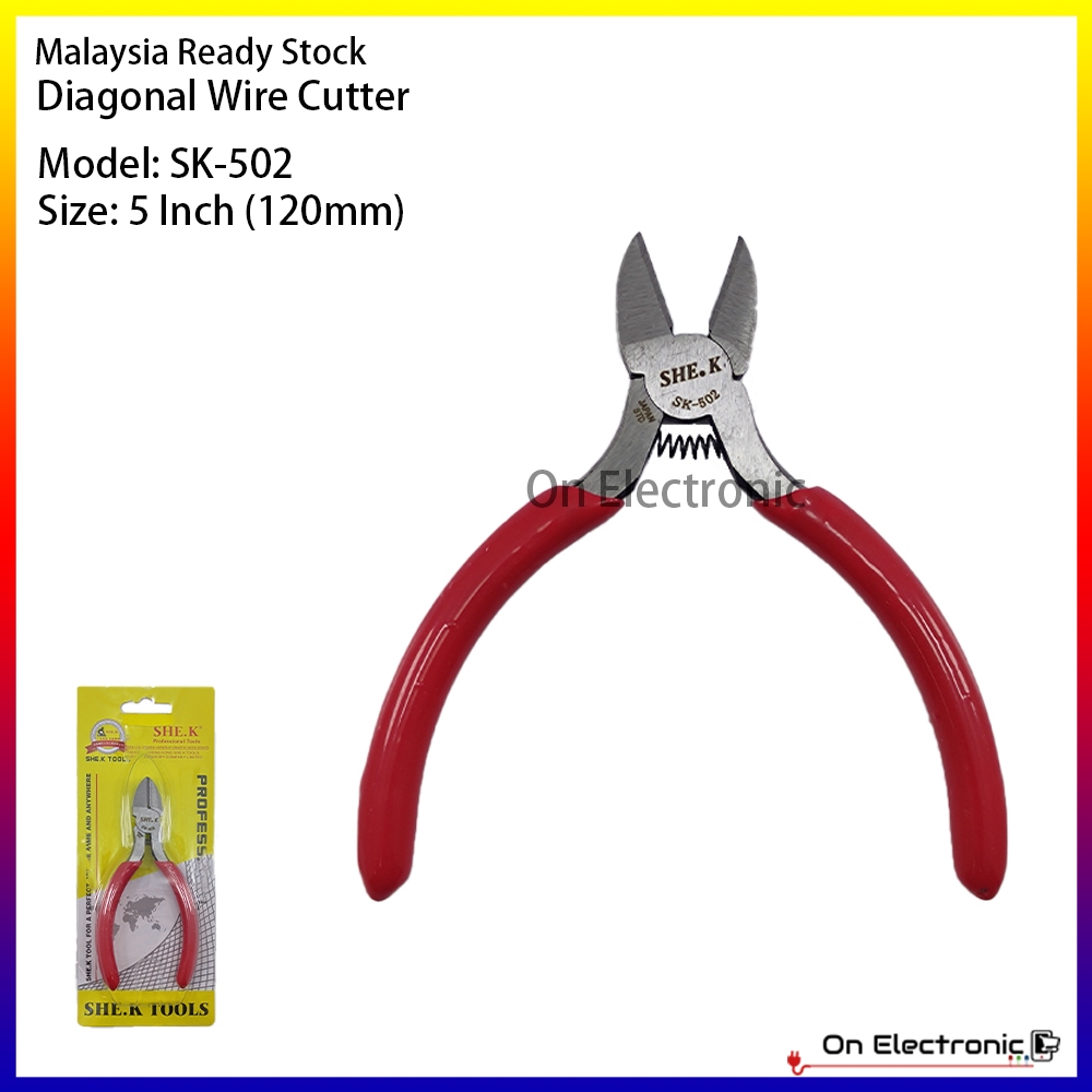 5 inch (120 mm) Micro Nipper Electronic Diagonal Wire Plier Cutter ...