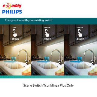 PHILIPS Scene Switch Trunklinea LED Batten (4W/7W/10W/13W 3000K/4000K ...