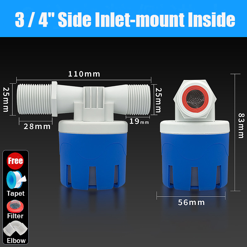 Automatic Water Level Control Valve Water Tank Float Valve Toilet Float ...