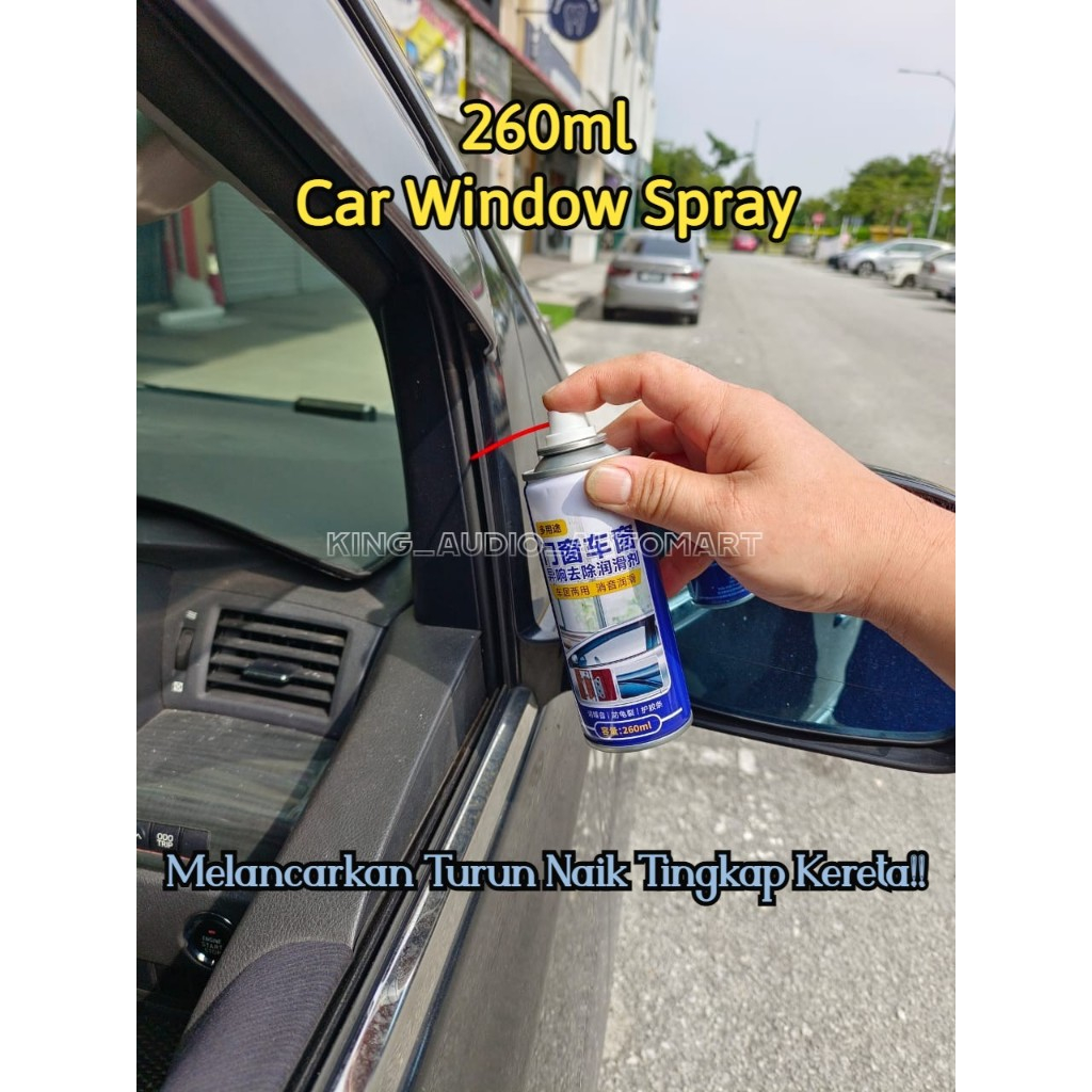 260ml Window Lubricant Spray for Smooth Gliding Stuck Car Window ...