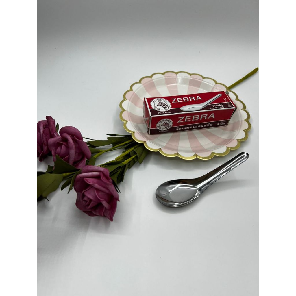 Zebra Stainless Steel Spoon 12pcs (Small) | Shopee Malaysia