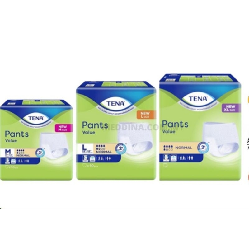 TENA Pants Value Adult Diaper (M10s/L10s/XL8s) | Shopee Malaysia