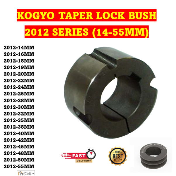2012 Taper Lock Bush SPZ SPA SPB SPC V Belt Pulley kogyo (14mm - 55mm ...