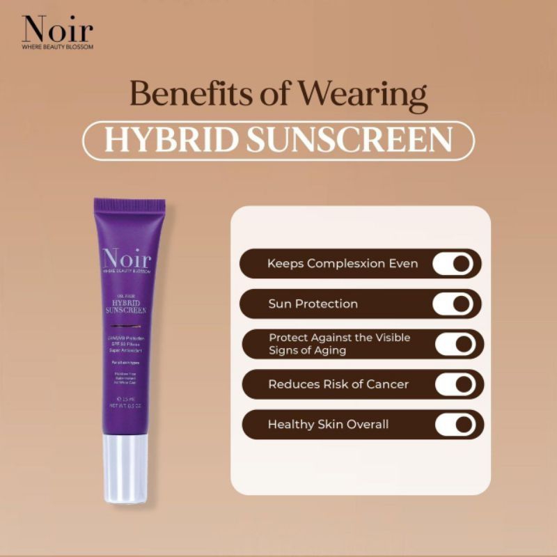 NOIR HYBRID SUNSCREEN Original | Shopee Malaysia