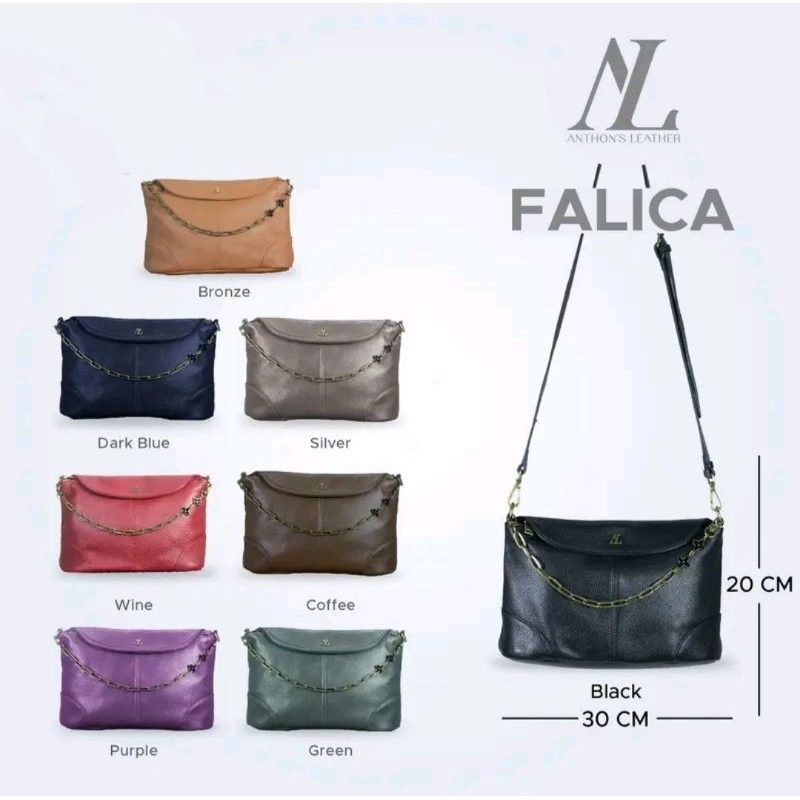 BAG FALICA ANTHONS LEATHER BY ALIFF SYUKRI TERLAJAK LARIS 100% KULIT ...