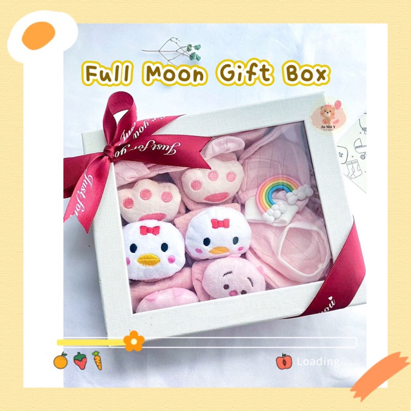 Budget Baby Full Moon Gift Box Newborn Baby Gift Hadiah Untuk Bayi ...