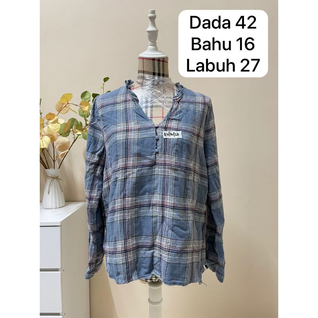 LADIES FLANNEL SHIRT (BOLEH BELI TERUS)/BAJU VIRAL/BAJU TIKTOK/BAJU ...