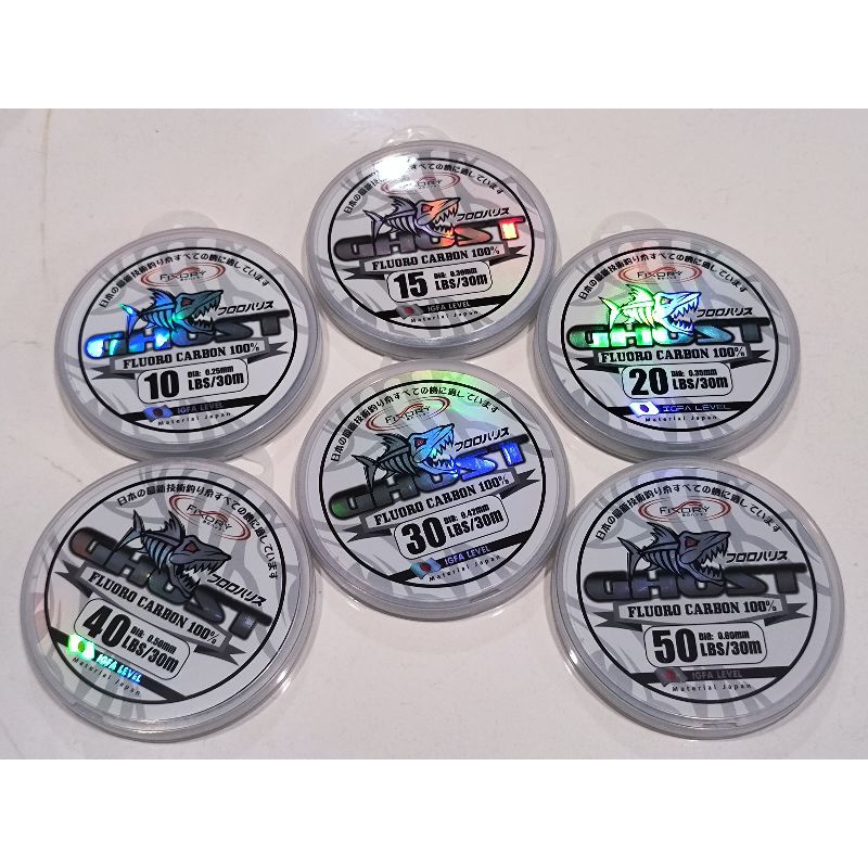 FIXORY GHOST 100% FLUOROCARBON LEADER 30 METER | Shopee Malaysia