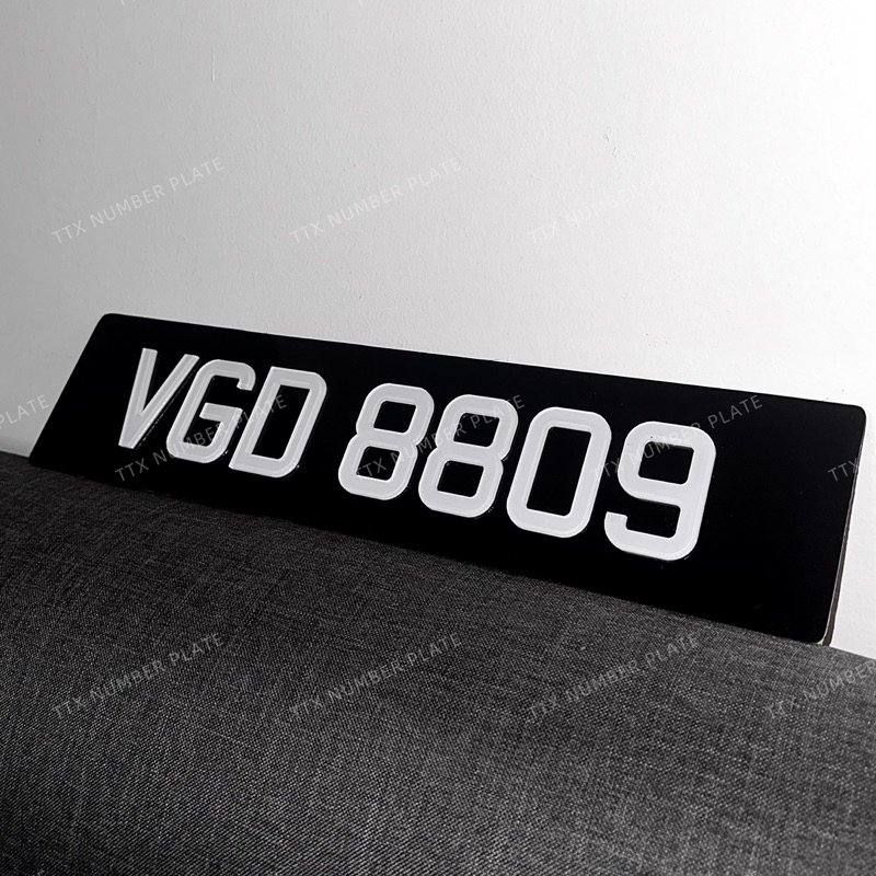Crystal Number Plate | Shopee Malaysia