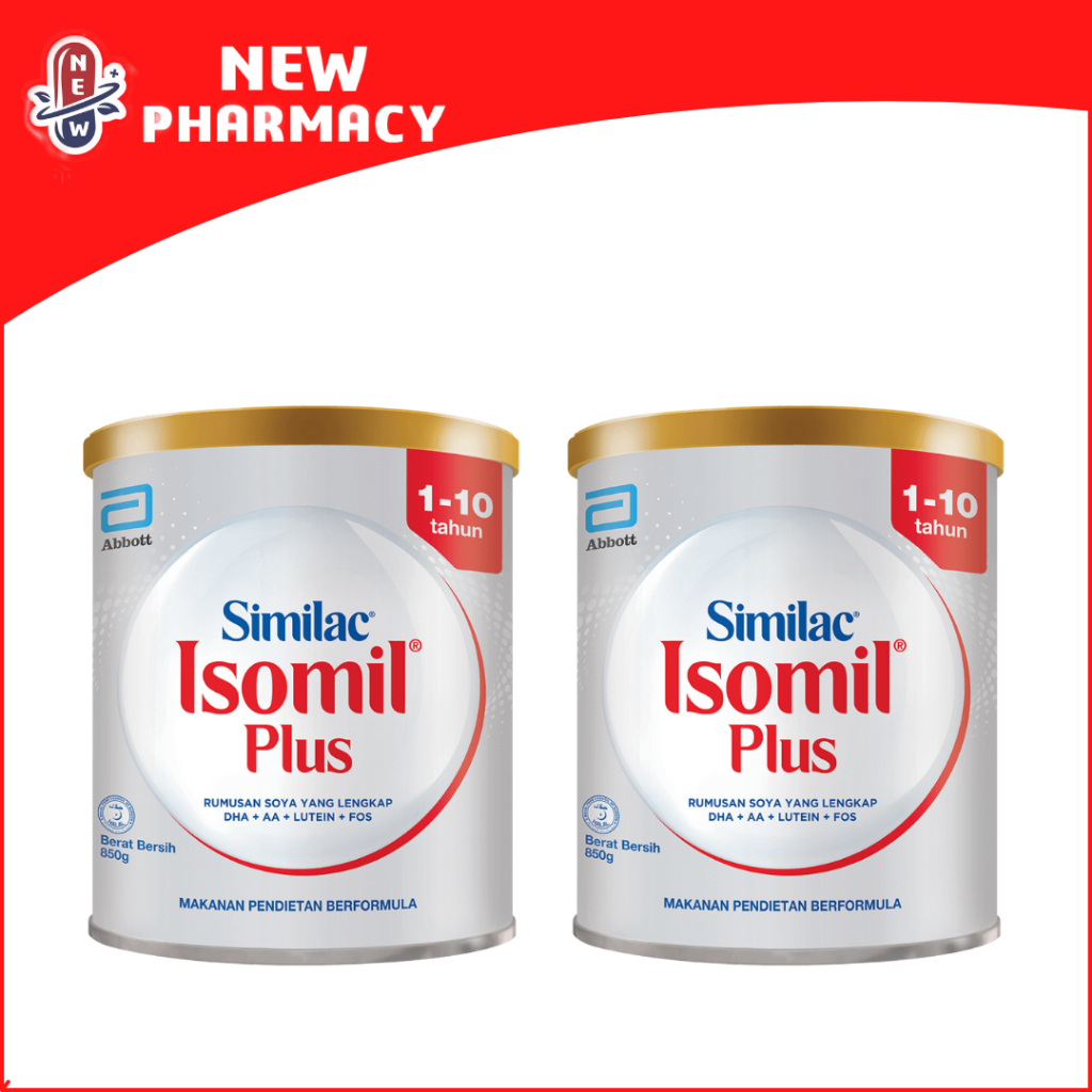 (Exp: 5/25) Abbott Similac Isomil Plus 1-10 850g x2 (Twin pack) | Shopee Malaysia