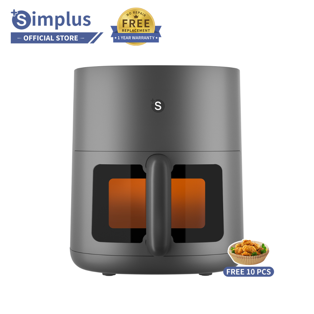 Simplus Air Fryer GEN-S Series Next Generation 5L Large Capacity 1450W Hight Power Visible ...