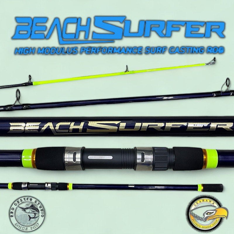 SEAHAWK BEACH SURFER SURF CASTING FISHING ROD SURF ROD JORAN PANTAI ...