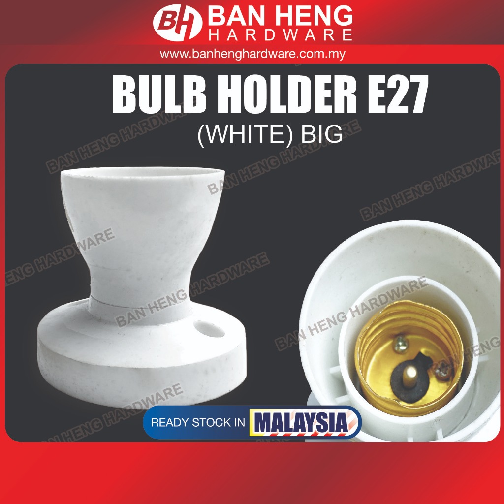 E27 ES BATTEN WALL CEILING LAMP HOLDER / FOR LIGHT BULBS | Shopee Malaysia