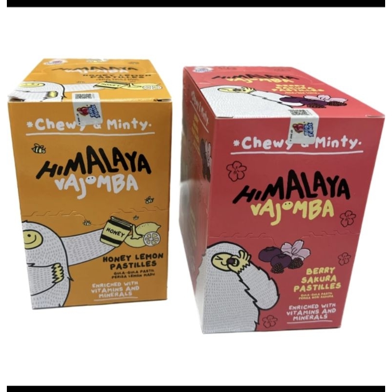 Himalaya Vajomba Pastilles Berry Sakura / Honey Lemon 25g*12pkt per box ...