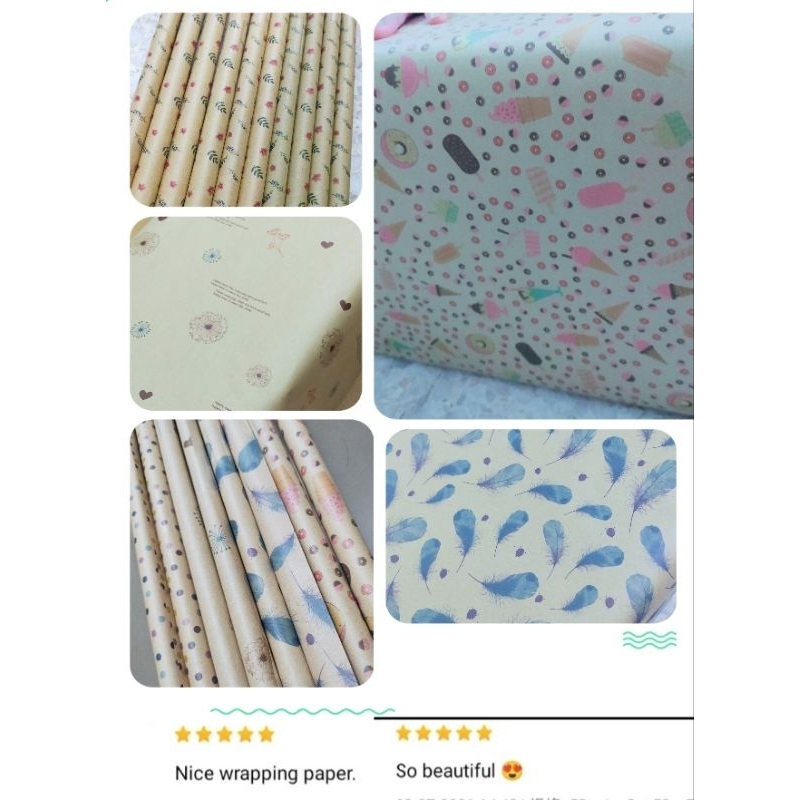 💥Wrappings Creative Gift Papers Present Package 💥 | Shopee Malaysia