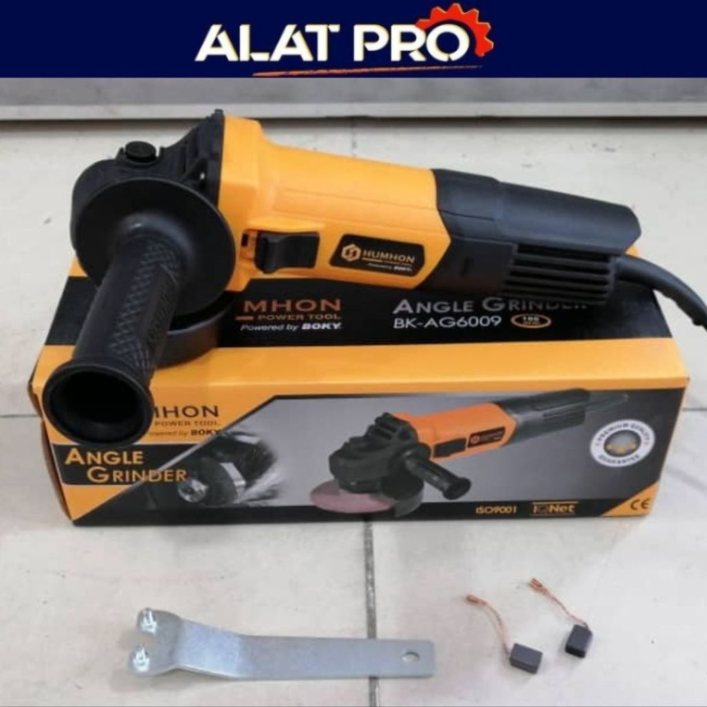 HUMHON BK-AG6009 750W 4"/100MM Angle Grinder - 6 Months Warranty ...