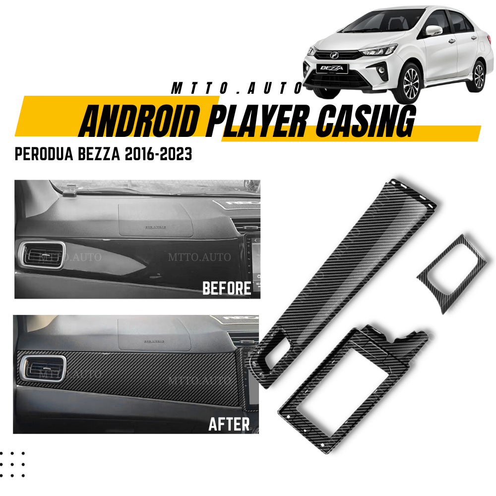 MTTO Perodua Bezza 2016-2023 Interior Car Dashboard Android Player ...