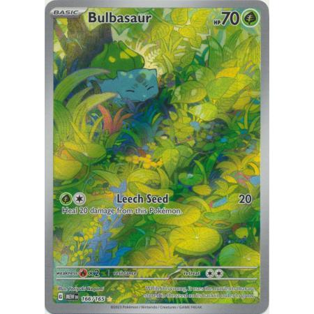 Pokemon TCG - Bulbasaur - 166/165 - Illustration Rare | Shopee Malaysia
