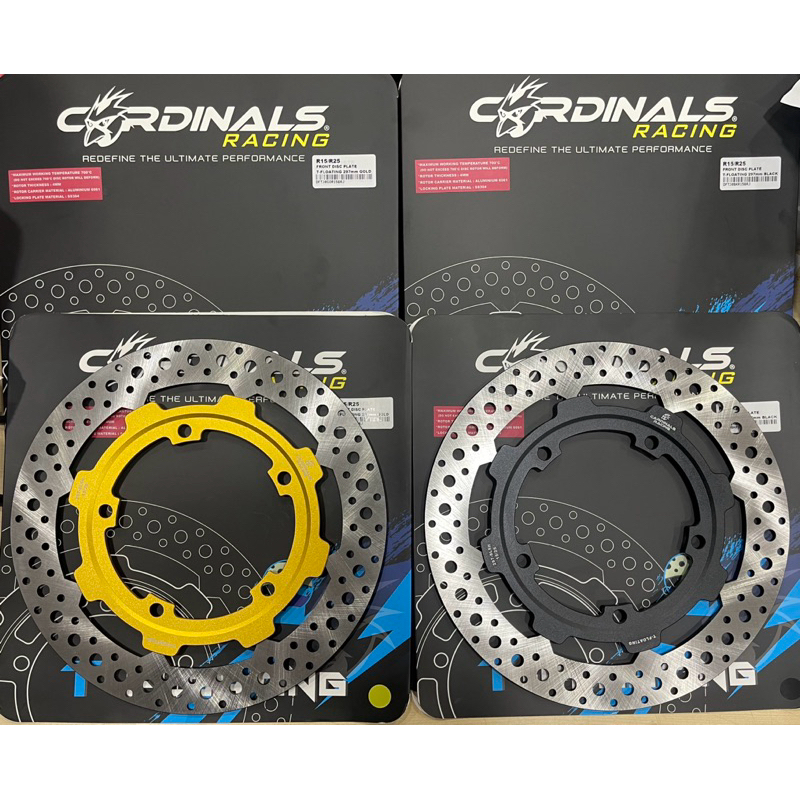 CARDINALS RACING YAMAHA R15 R25 XMAX ALLOY FRONT T-FLOATING DISC PLATE ...