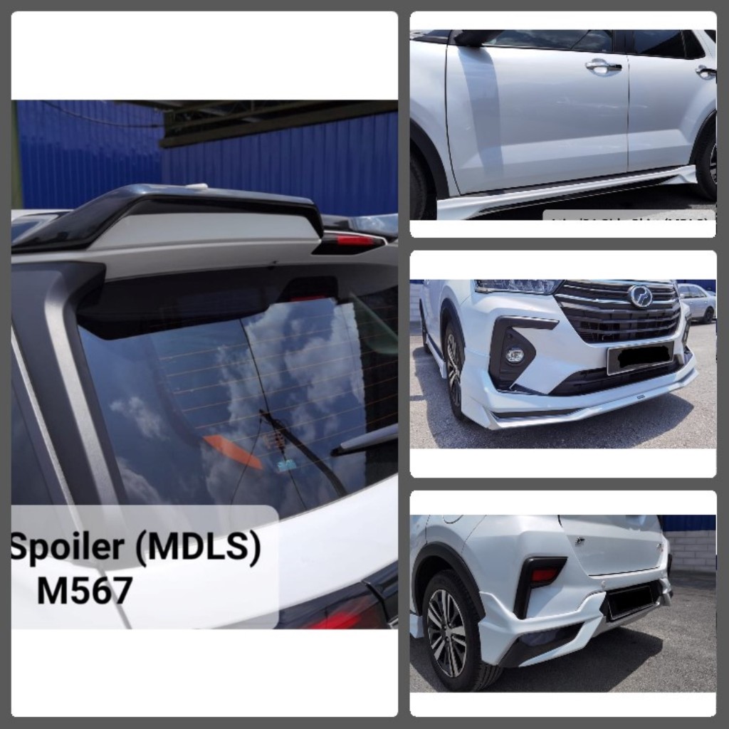 Perodua Ativa 1st Generation Modelista Style Skirting Bodykit ABS Ready ...