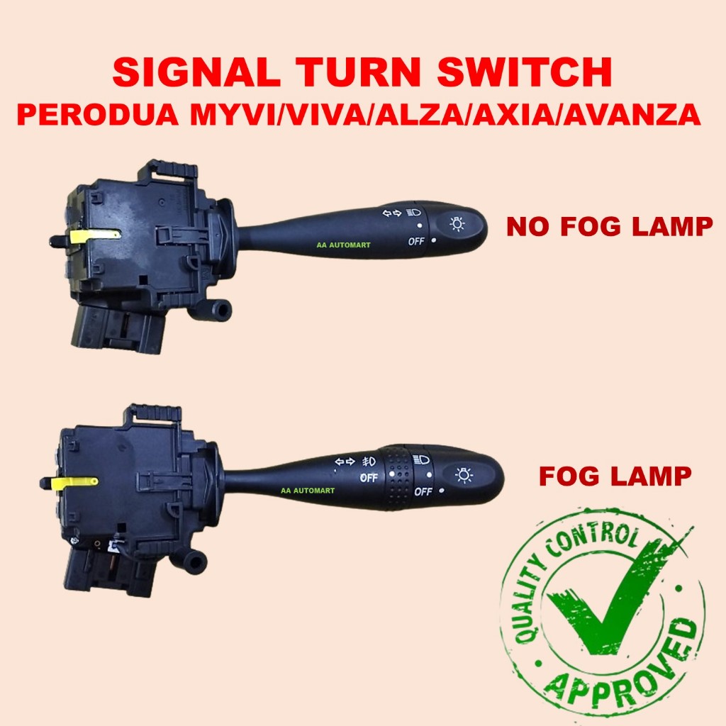 PERODUA MYVI/VIVA/ALZA/AXIA/AVANZA HEAD LAMP TURN SIGNAL SWITCH WITH ...