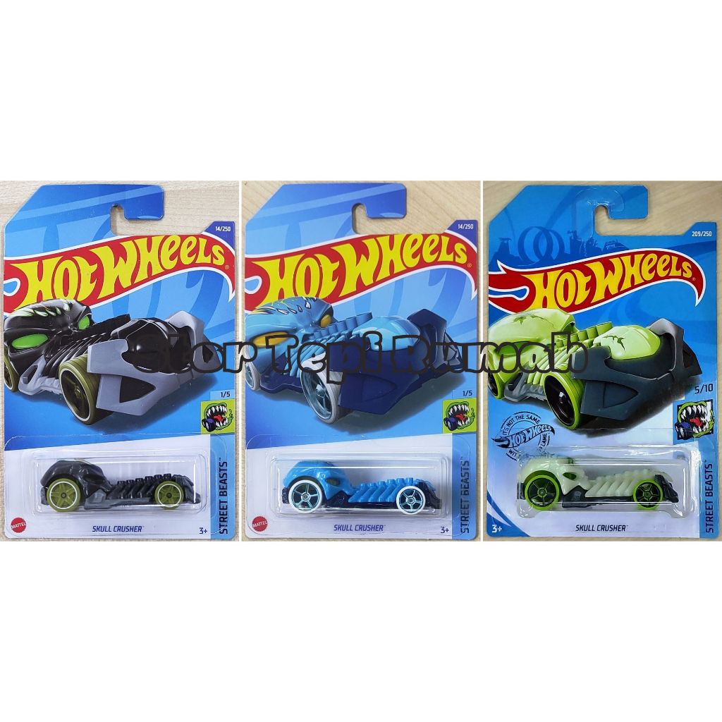 Hot Wheels Skull Crusher [HW Fantasy Street Beast] | Shopee Malaysia