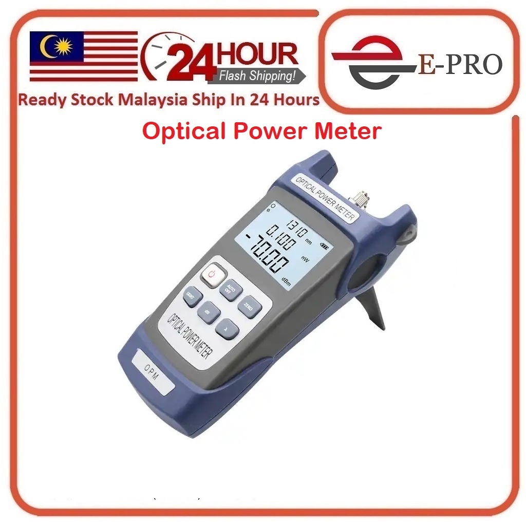 OPM Fiber Optic Power Meter FTTH Tester Laser Power Meter 850-1650nm ...