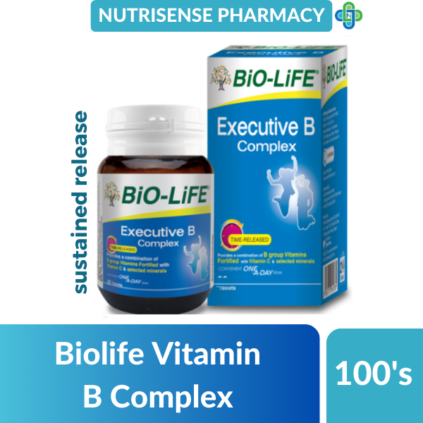Biolife Executive B Complex Tablets - 100's | Shopee Malaysia