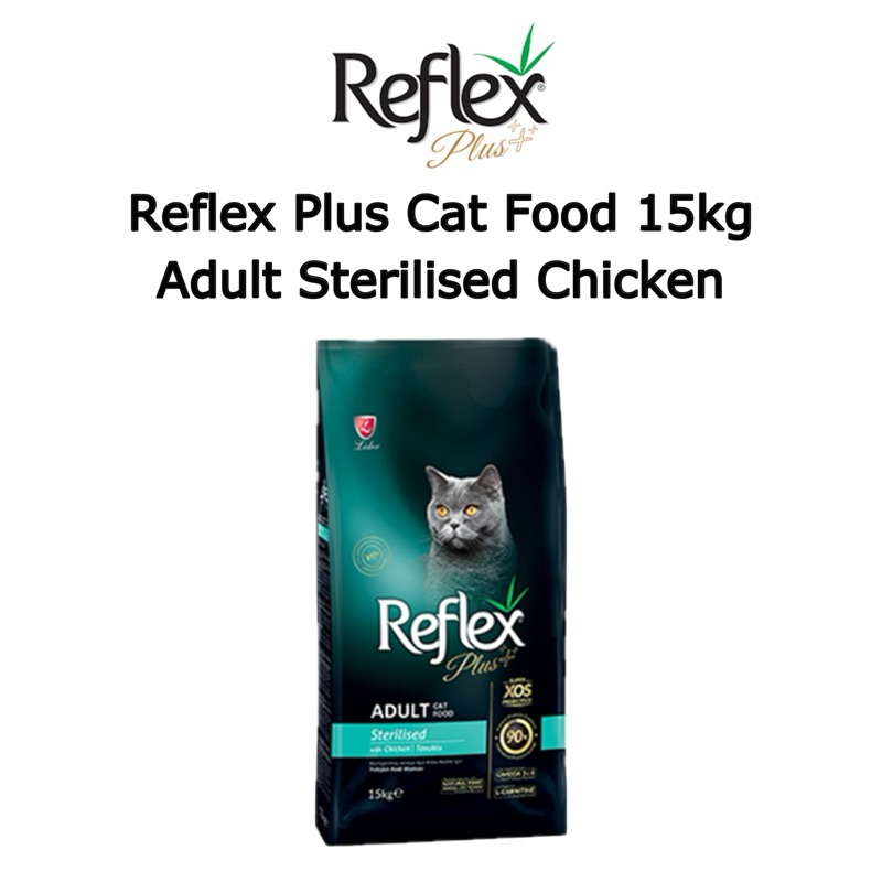 [BOX PACKAGING] Reflex Plus Cat Food 15kg | Shopee Malaysia