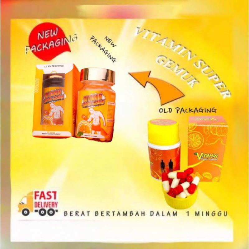 Vitamin Super Gemuk Ubat Gemuk vitamin naik badan vitamin Gemuk Vitamin ...