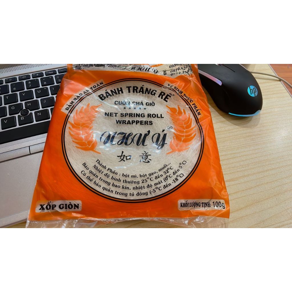 Nhu Y Net Spring Roll Wrappers 100gr - Bánh Tráng Rế Cuốn Chả Giò Như Ý ...