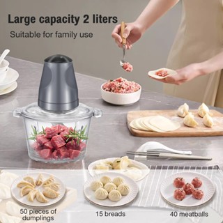 Simmo Meat Grinder Food Processor Blende 450W 4 Blades Chopper Blender 2L | Shopee Malaysia