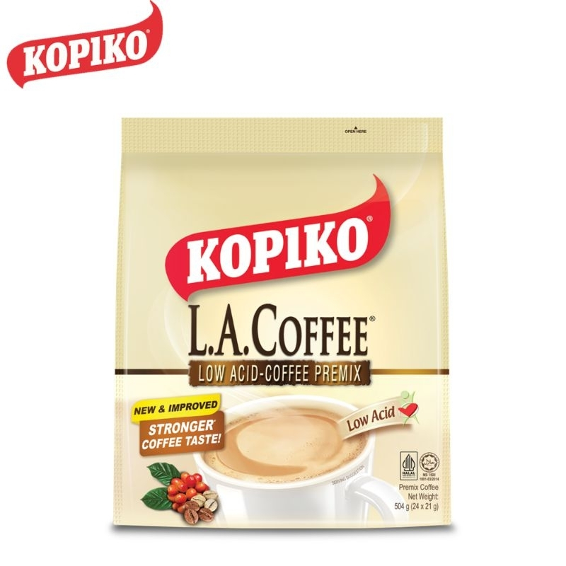 Kopiko LA Coffee Premix Low Acid (24's x 21g) | Shopee Malaysia