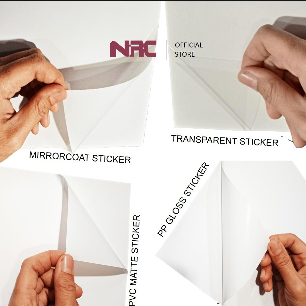 Avery Dennison Fasson / Cascoated Sticker Mirrorcoat/ PVC Matte / PP ...