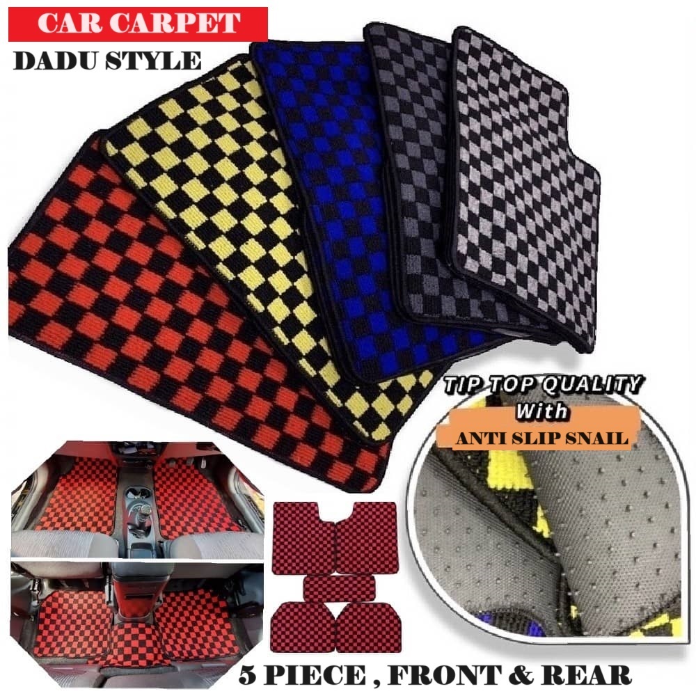 Car Carpet Dadu Floor Mat Karpet Kereta Myvi Axia Bezza Saga Persona ...