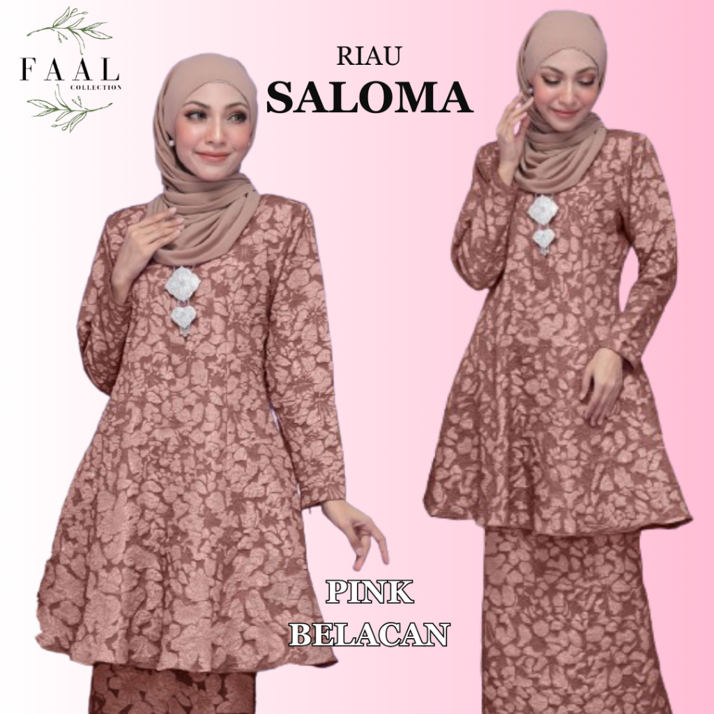BAJU KURUNG RIAU BROCADE SALOMA (READY STOCK) | Shopee Malaysia