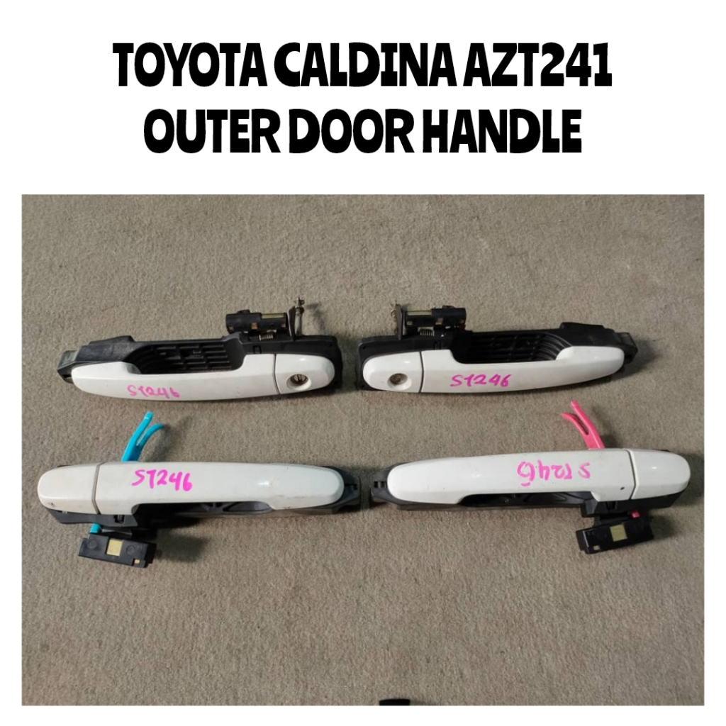 🇯🇵🇯🇵 Outer Door Handle Toyota Caldina ZZT241 AZT241 AZT246 ST246 GT-4 Outer Door Handle / Pintu ...