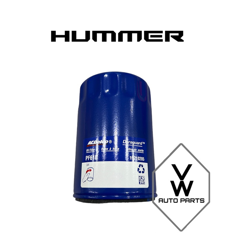( 100% ORIGINAL AC DELCO ) OIL FILTER HUMMER H3 3.5 3.7 ( 19210285 ...