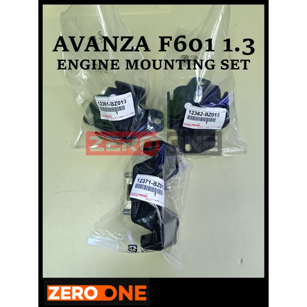 TOYOTA AVANZA F601 1.3 ENGINE MOUNTING SET | Shopee Malaysia