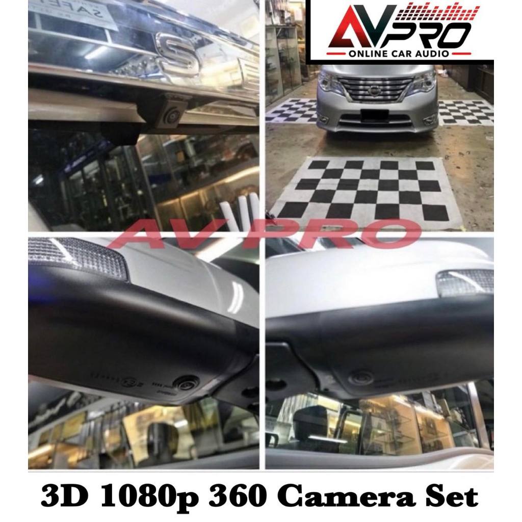 3D FULL HD 1080p 360 Camera Set (Only Can Support Android Player with ...