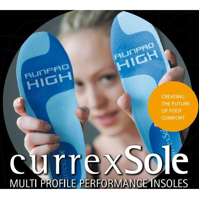 CURREXSOLE UNISEX RUN/BIKE PRO PERFORMANCE ARCH INSOLE Cycling Insole Silicone Soft Elastic Air ...